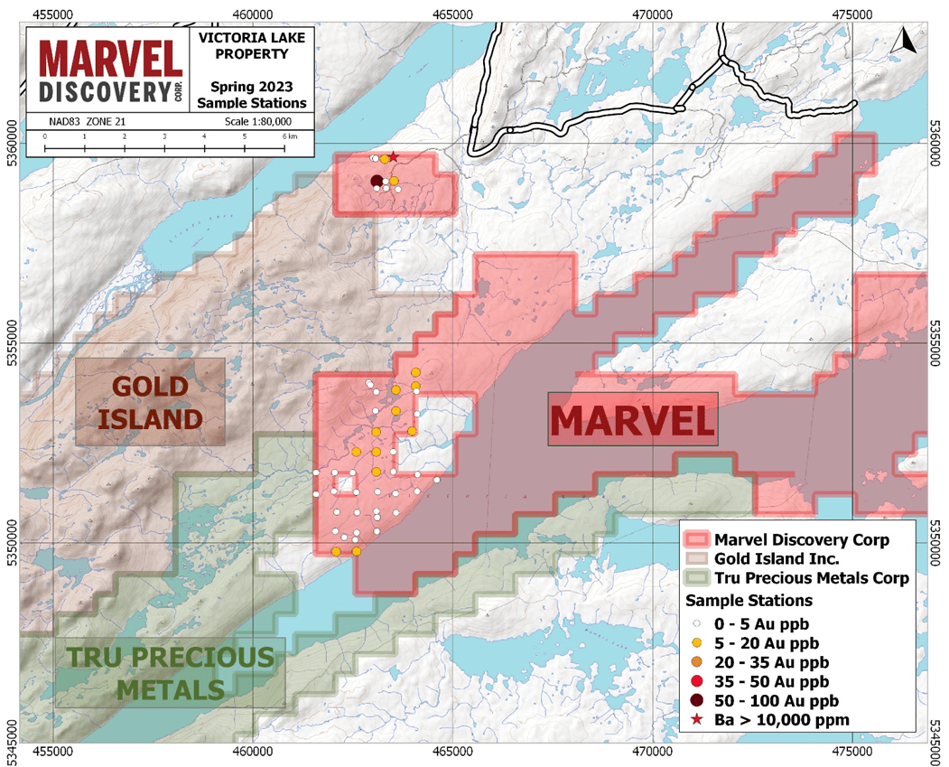 Marvel Receives Assays At Victoria Lake, Identifies Gold Anomaly ...